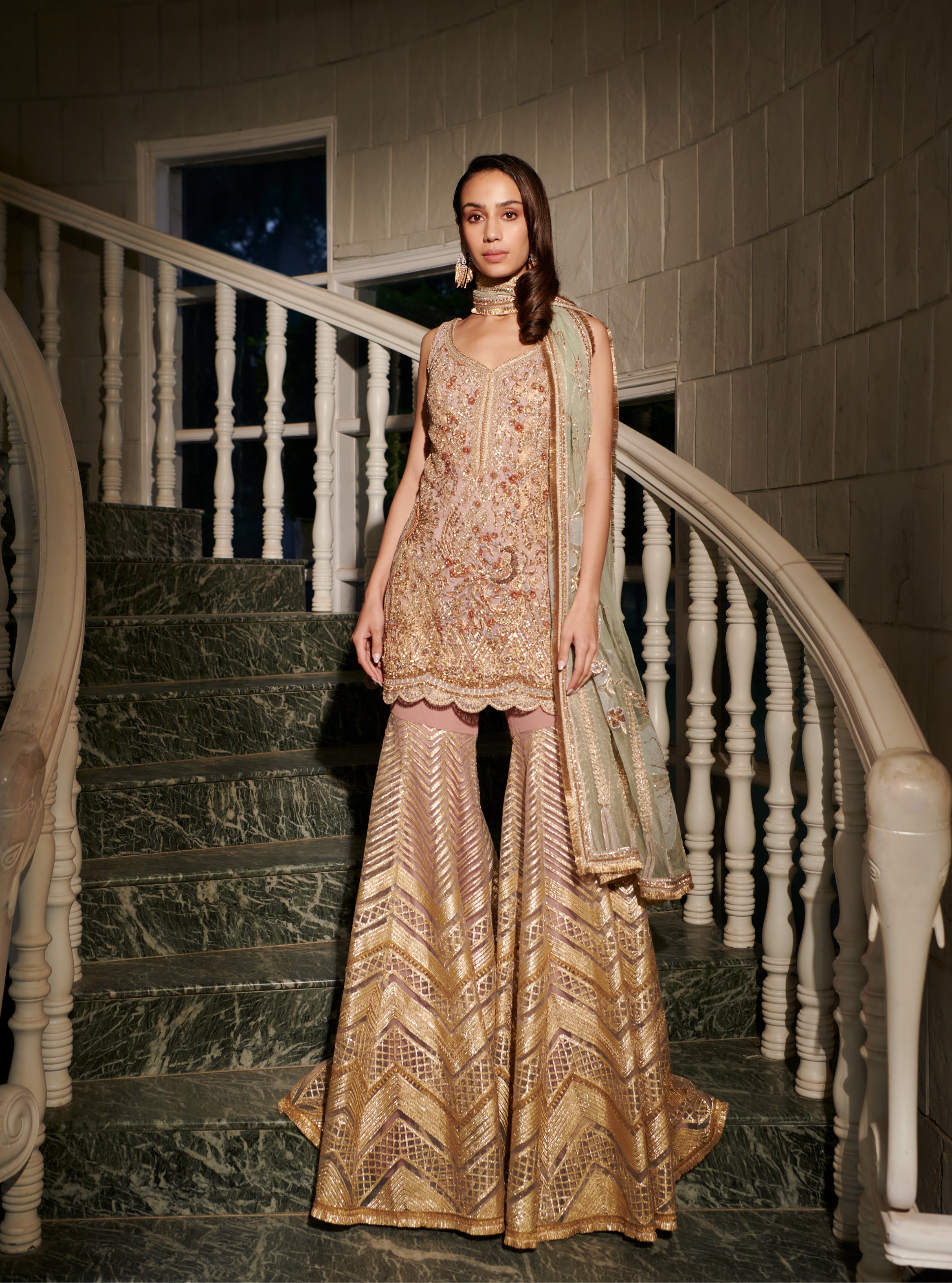 Buy Peacock Sharara - Paaro